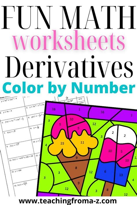 Worksheet On Derivatives