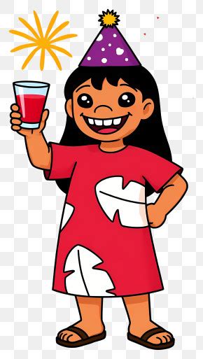 Lilo Happy Girl Building Sandcastle Png