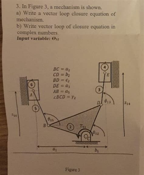 Solved By An EXPERT 3 In Figure 3 A Mechanism Is Shown A Write A Chegg Com