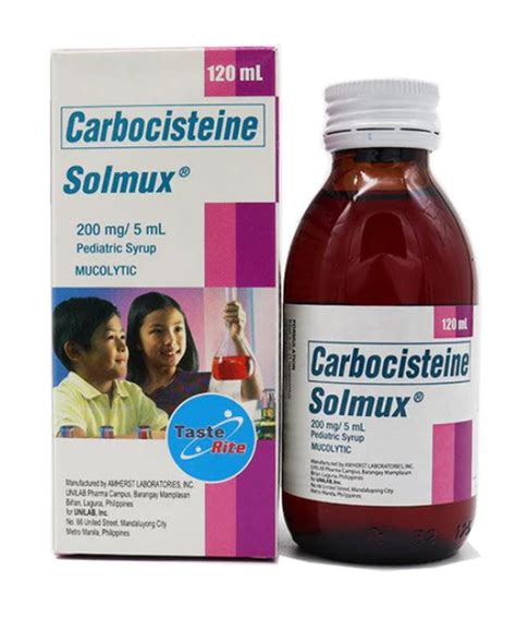 Solmux 200mg5ml 120ml Alphaline Health Ser