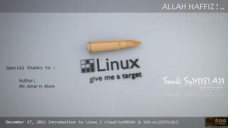 Quick Introduction To Linux Operating System PPT