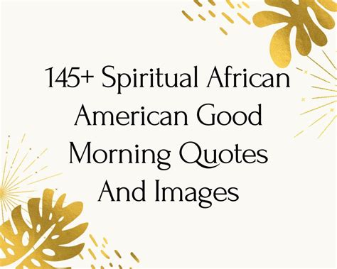 African American Good Morning Sunday