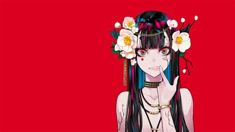 Red Anime Girl 4k Wallpapers Wallpaper Cave