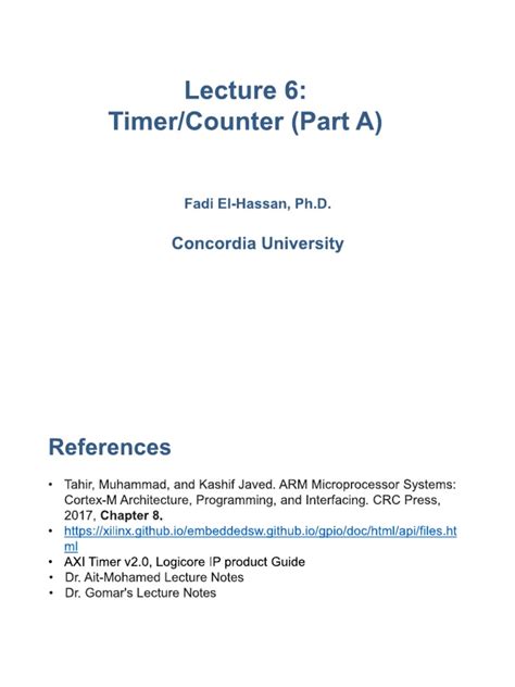 axi timer counter part a2 with solutions pdf