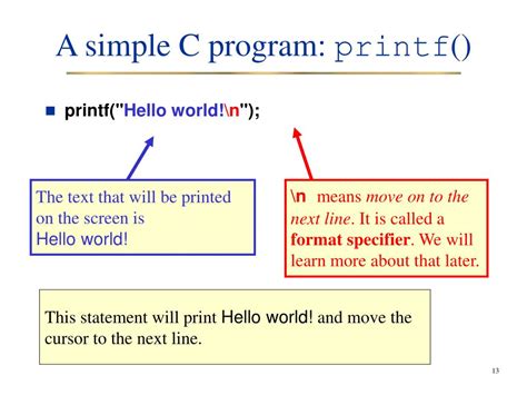 PPT A Simple C Program PowerPoint Presentation Free Download ID