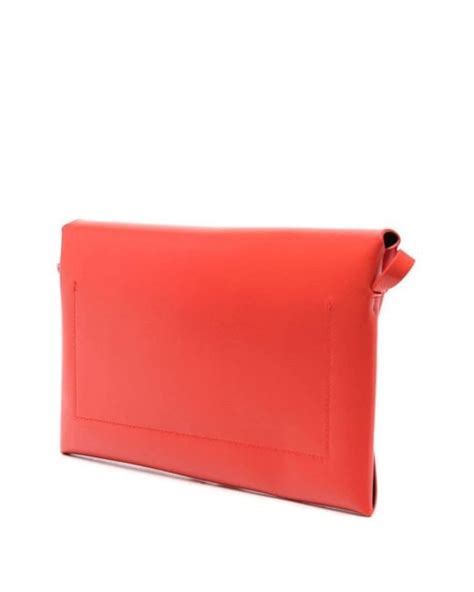 Jil Sander Small Folded Crossbody Bag In Red Lyst