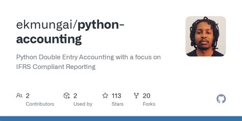 GitHub Ekmungai Python Accounting Python Double Entry Accounting With A Focus On IFRS