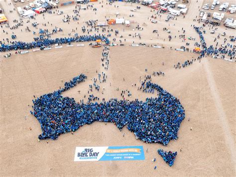 World Record Set For Most Number Of People Creating Image Of Country At
