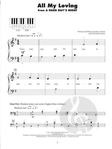 The Beatles Piano Sheet Music Buy Sheet Music Online