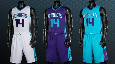 Charlotte Hornets Unveil New Uniforms Fox8 Wghp