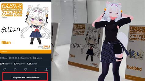 270萬vtuber「filian」黏土人陷授權爭議，好微笑緊急下架、原作求暫停企劃 4gamers