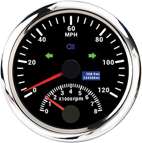 85mm Gps Speedometer And Tachometer Gauge