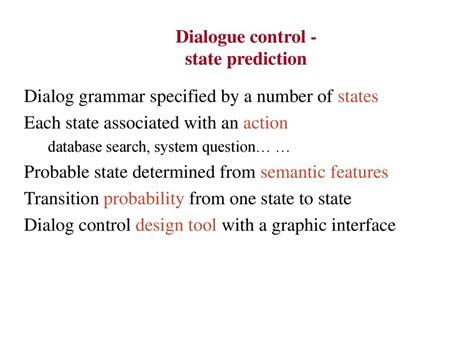 Spoken Dialogue Systems Ppt Download