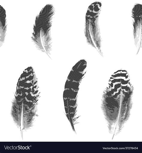 Seamless Pattern Hatching Black Royalty Free Vector Image