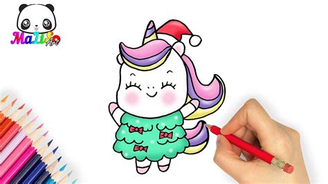 Як намалювати НОВОРІЧНУ ЄДИНОРІЖКУ ЯЛИНКУ Прості новорічні малюнки малюємо Єдиноріг