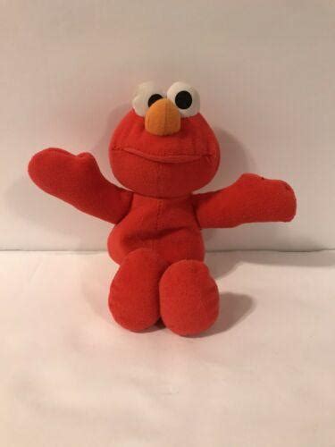 Tyco Beans Sesame Street Elmo Bean 8 Stuffed Toy Plush Vintage 1997