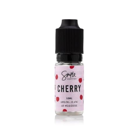 Simple Essentials Cherry E Liquid Electric Tobacconist Uk