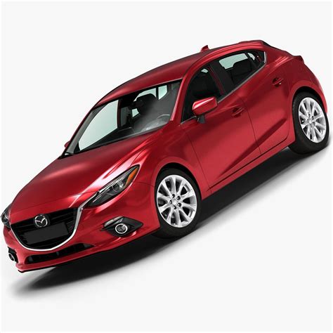 2014 Mazda 3 Hatchback 3d Model 129 3ds Obj Lwo Xsi Ma Max