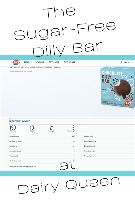 Making Easy And Healthy Choices At Dairy Queen For Diabetics The
