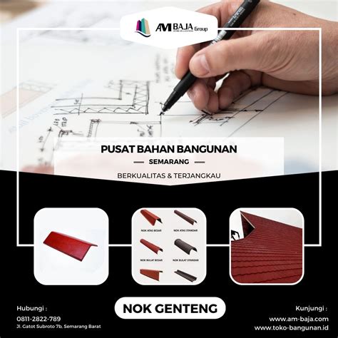 RUMUS TIPS CARA MENGHITUNG KEBUTUHAN GENTENG NOK DAN LISPLANK AM BAJA GROUP