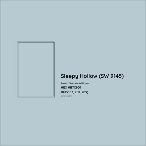 Sleepy Hollow SW 9145 Complementary Or Opposite Color Name And Code