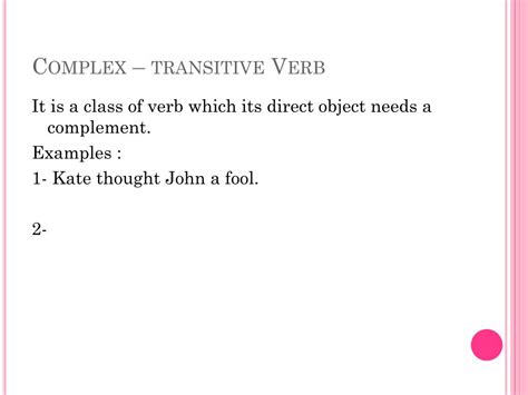 Ppt Verb Phrase Types Powerpoint Presentation Free Download Id2530799