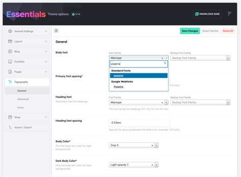 How To Use External Fonts Essentials Knowledge Base