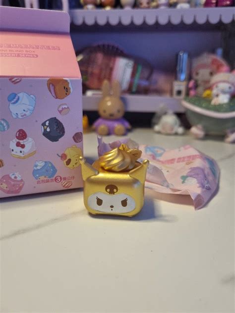 Golden Kuromi Cube Hobbies And Toys Memorabilia And Collectibles Vintage Collectibles On Carousell