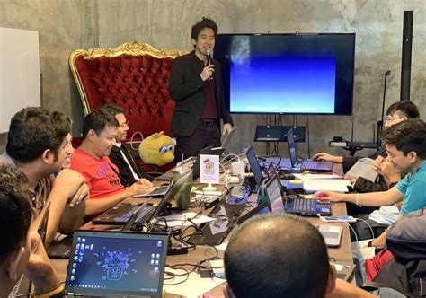 บรรยากาศการสัมมนาการพัฒนาแอพพลิเคชั่นด้วยเทคโนโลยีสมัยใหม่ Modern Mobile Application Development