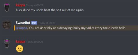 Github Tasosy K Swearbot A Discord That Detects Swearing Messages And Swears Back At You