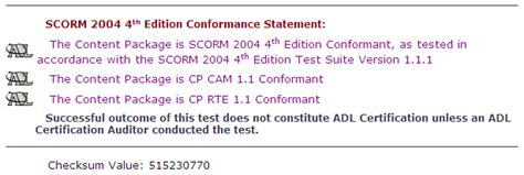 8 Scorm Test Suit Conformance Test Download Scientific Diagram