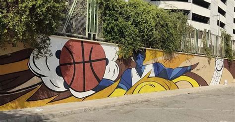 کرج امروز جداره زمین‌های بسکتبال و اسکیت پارک خانواده نقاشی شد صاحب‌خبر