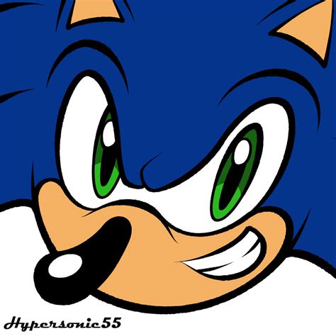 Sonic Close Up By Thehypersonic55 On Deviantart