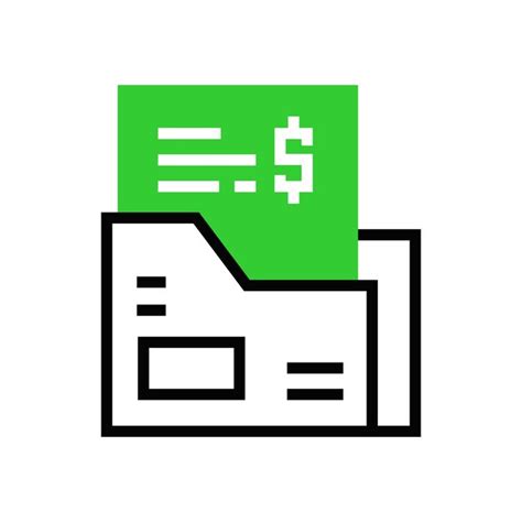 Premium Vector Payment Folder Icon Illustration Design