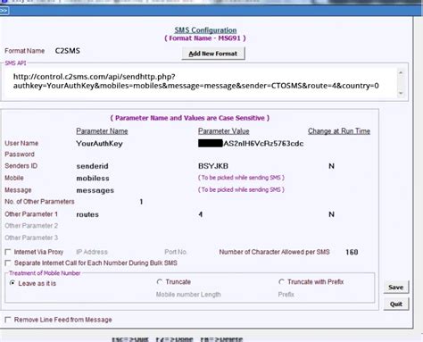 How To Integrate C Sms SMS APIs In Busy Accounting Software