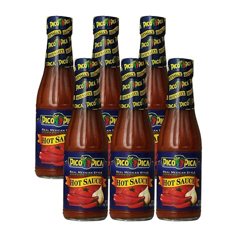 Pico Pica Hot Sauce 7 Oz Pack Of 6 Allergen Free