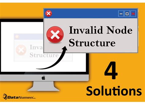 4 Solutions To Invalid Node Structure Error On Mac System