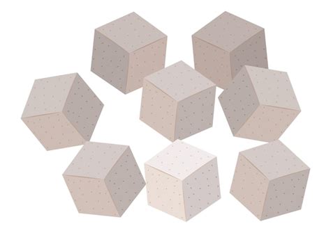 Premium Vector Sugar Cubes In Flat Style Isolated On White Background