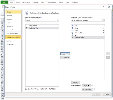 excelmadeeasy quick access to macro ribbon in excel