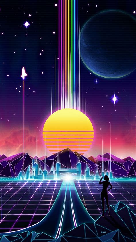 Phone Retrowave Wallpapers Wallpaper Cave