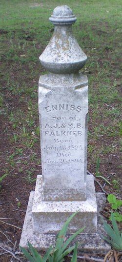 Enniss Falkner 1894 1894 Find A Grave Memorial
