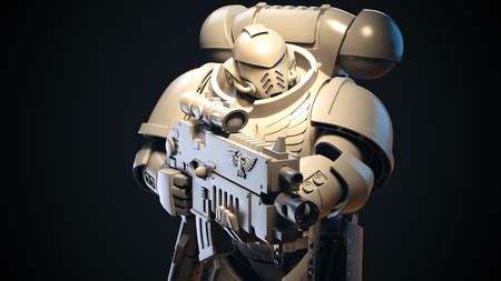 The Rookies Brother Sakan The Space Marine From Warhammer 40k Serie