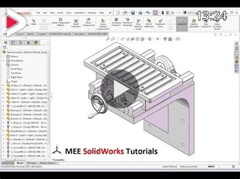 SolidWorks Advanced Assembly Tutorial for Mates and Animation دیدئو dideo