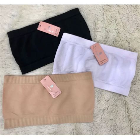 Isabelle Q Mx 01 No Pads Cotton High Quality Sando Tube Bra Shopee