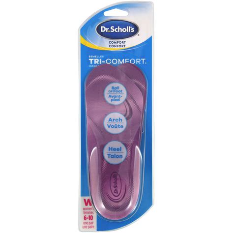 Dr Scholls Dr Scholls Comfort Tri Comfort Insoles Womens Sizes 6