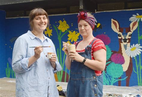Mural Being Created To Celebrate Grant Park In Forres