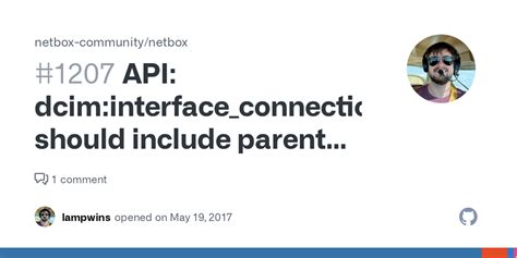 API Dcim Interface Connections Should Include Parent Lag Issue Netbox Community