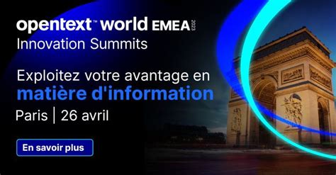 Sandrine Avenier On Linkedin Archived Event Opentext World Emea