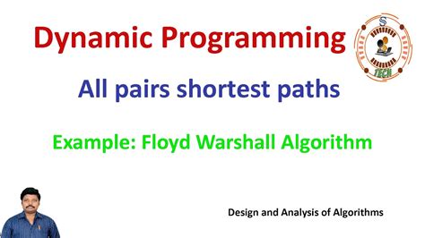 all pairs shortest paths floyd warshall algorithm dynamic