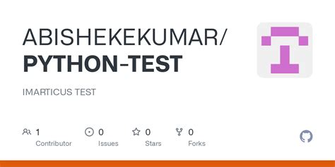 GitHub ABISHEKEKUMAR PYTHON TEST IMARTICUS TEST